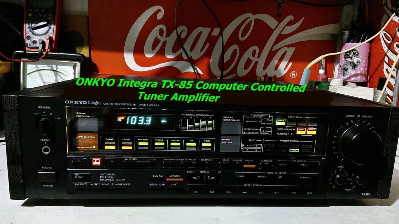 ONKYO Integra TX-85 Computer Controlled Tuner Amplifier /Monster/ (1984 ...