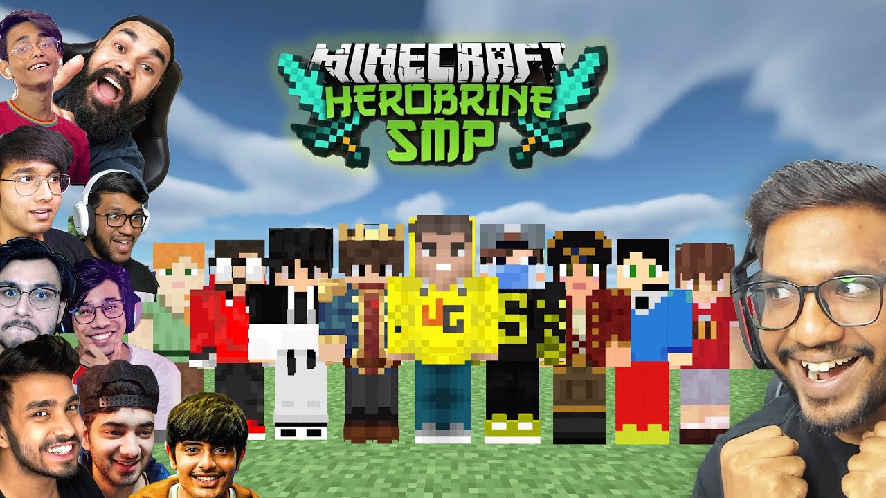 Herobrine SMP First Day Of All Members In Minecraft SMP - YouTube