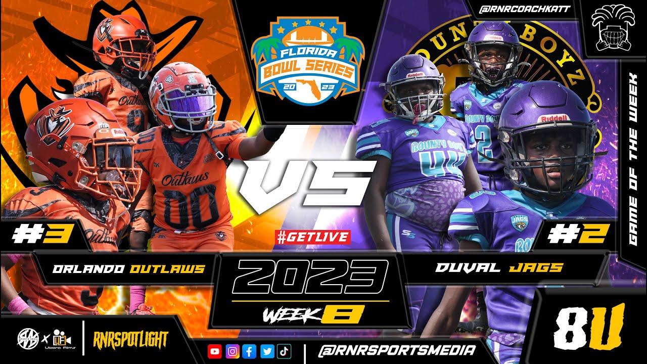 Orlando Outlaws VS Bounty Boyz Duval Jags| 8U Florida Elite | #3 vs #2 in Florida - YouTube
