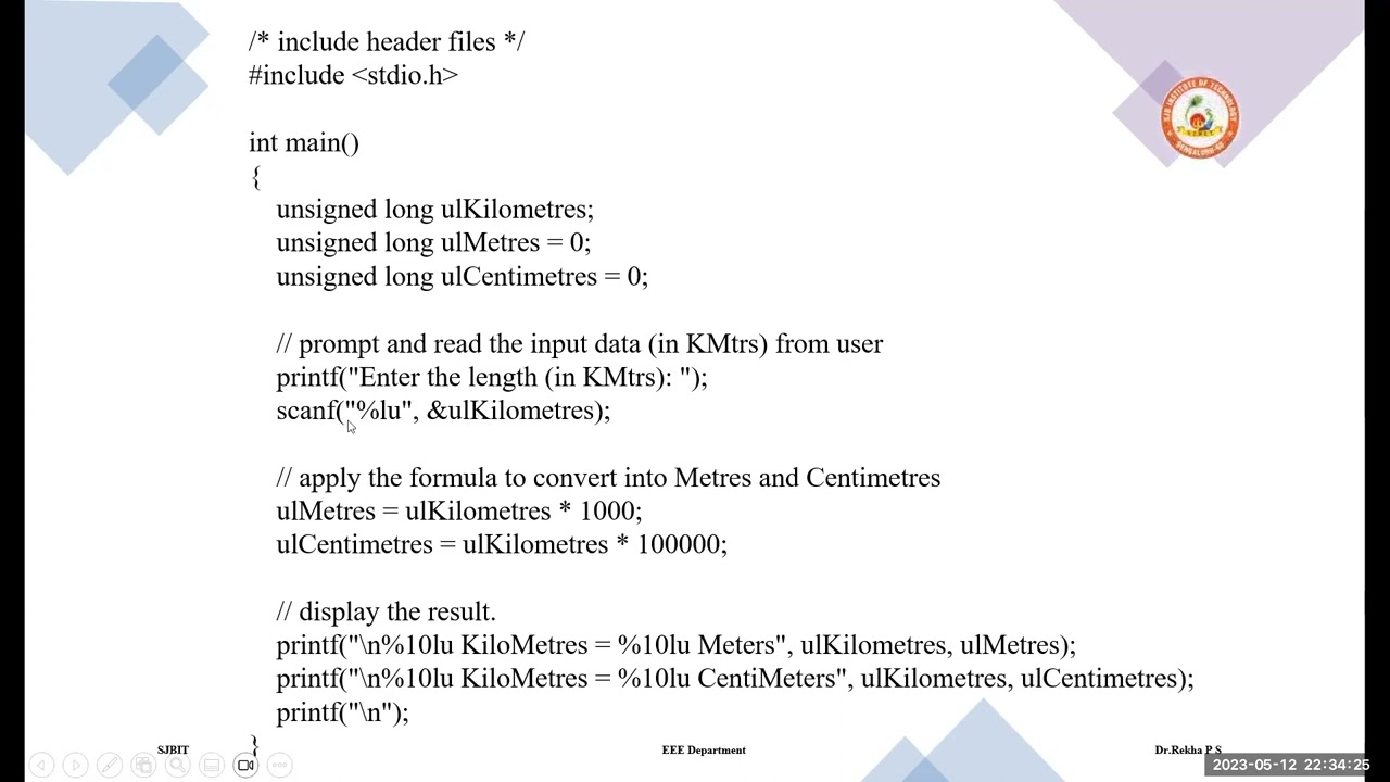 C Program Convert Kms To Cms YouTube C Program Convert Kms To Cms YouTube