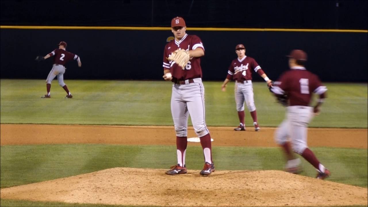 Colton Hock, Stanford Sophomore RHP (vs UCLA) - YouTube