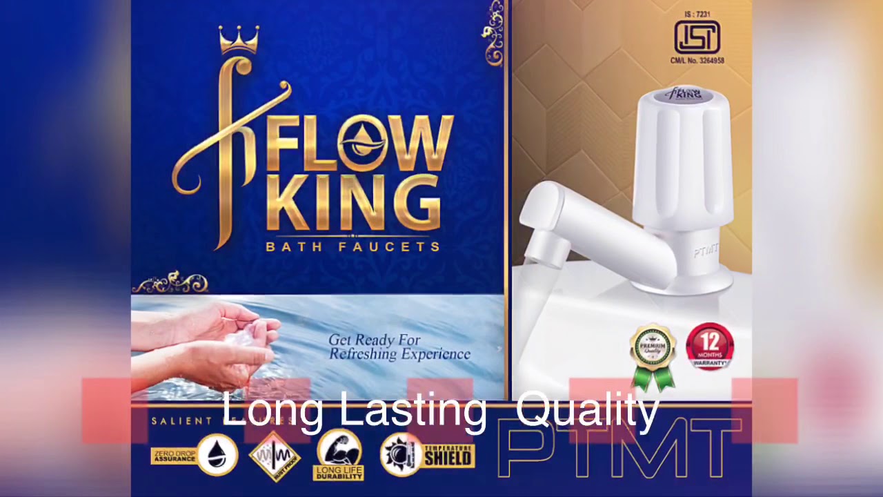 FlowKing Classic PTMT Taps and Mixer - YouTube