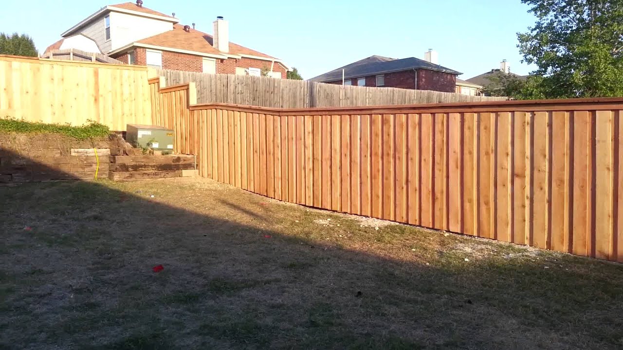 Cedar Fence in Dallas - YouTube