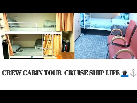 CREW CABIN TOUR | CRUISE SHIP 🚢 |Cruise life ⚓ - YouTube