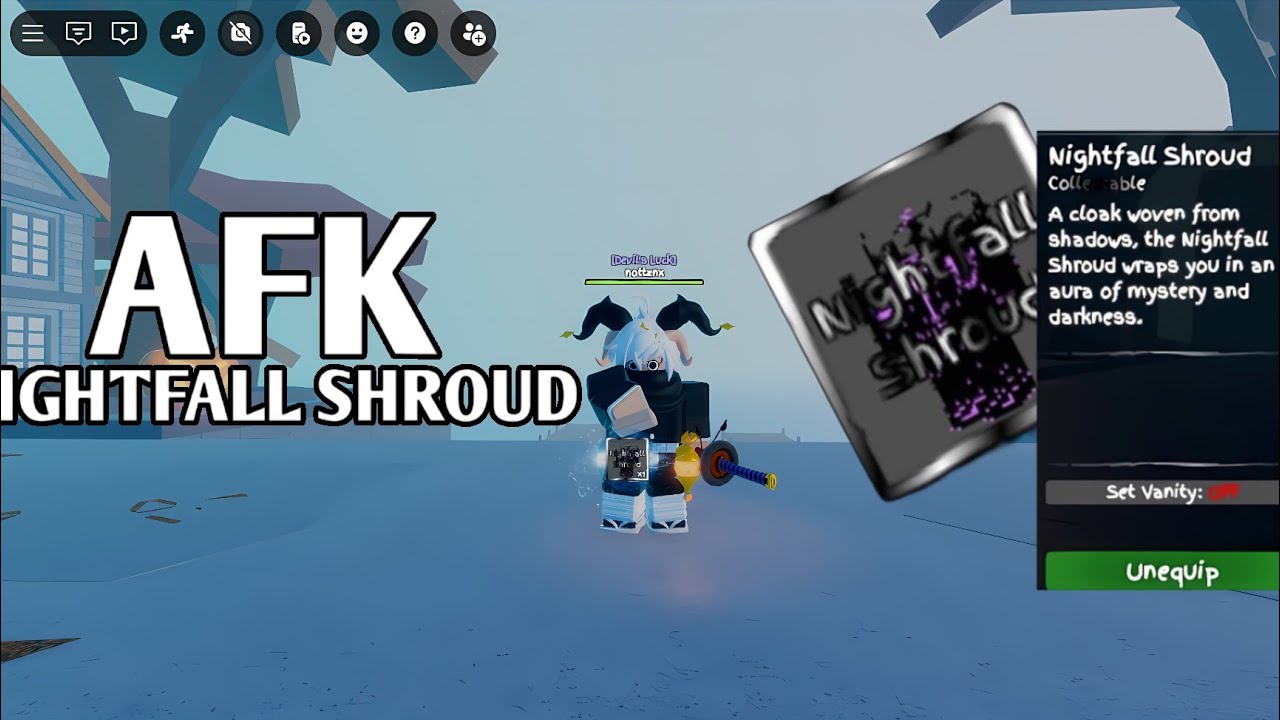 [GPO] How To AFK Farm NIGHTFALL SHROUD 🎃 - YouTube