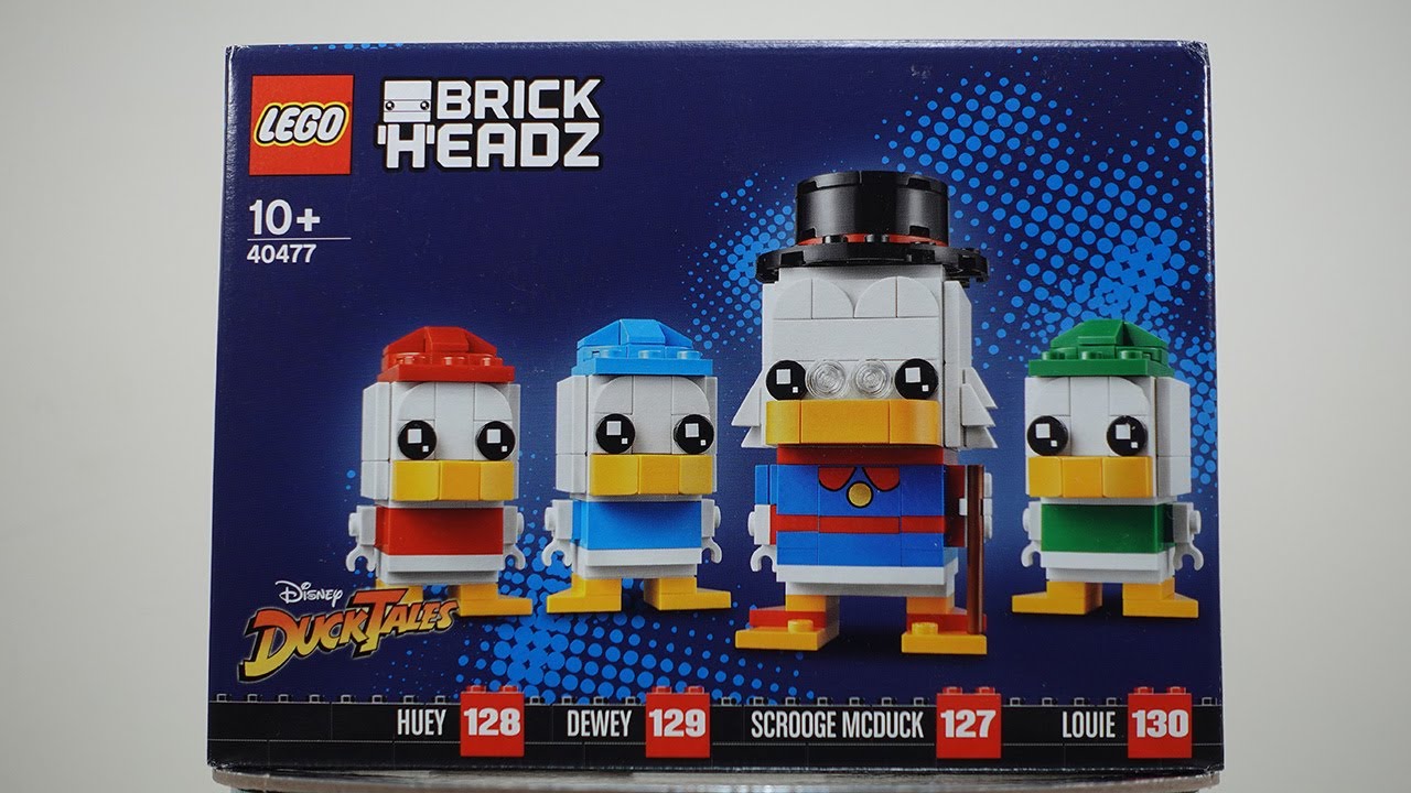 Lego - Brick Headz - Huey, Dewey, Louie and Scrooge McDuck (40477 ...