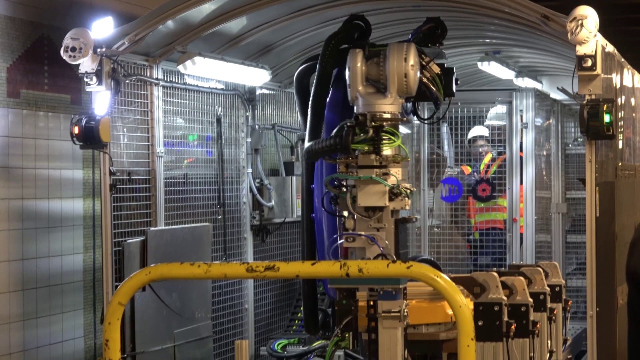 RELIABOTICS MTA CBTC SEMI AUTOMATED INSTALLATION TOOL - YouTube