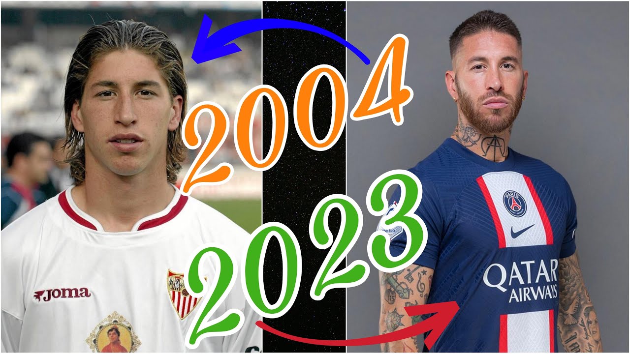 Sergio Ramos face change from 2004 to 2023 | What do you think about ...