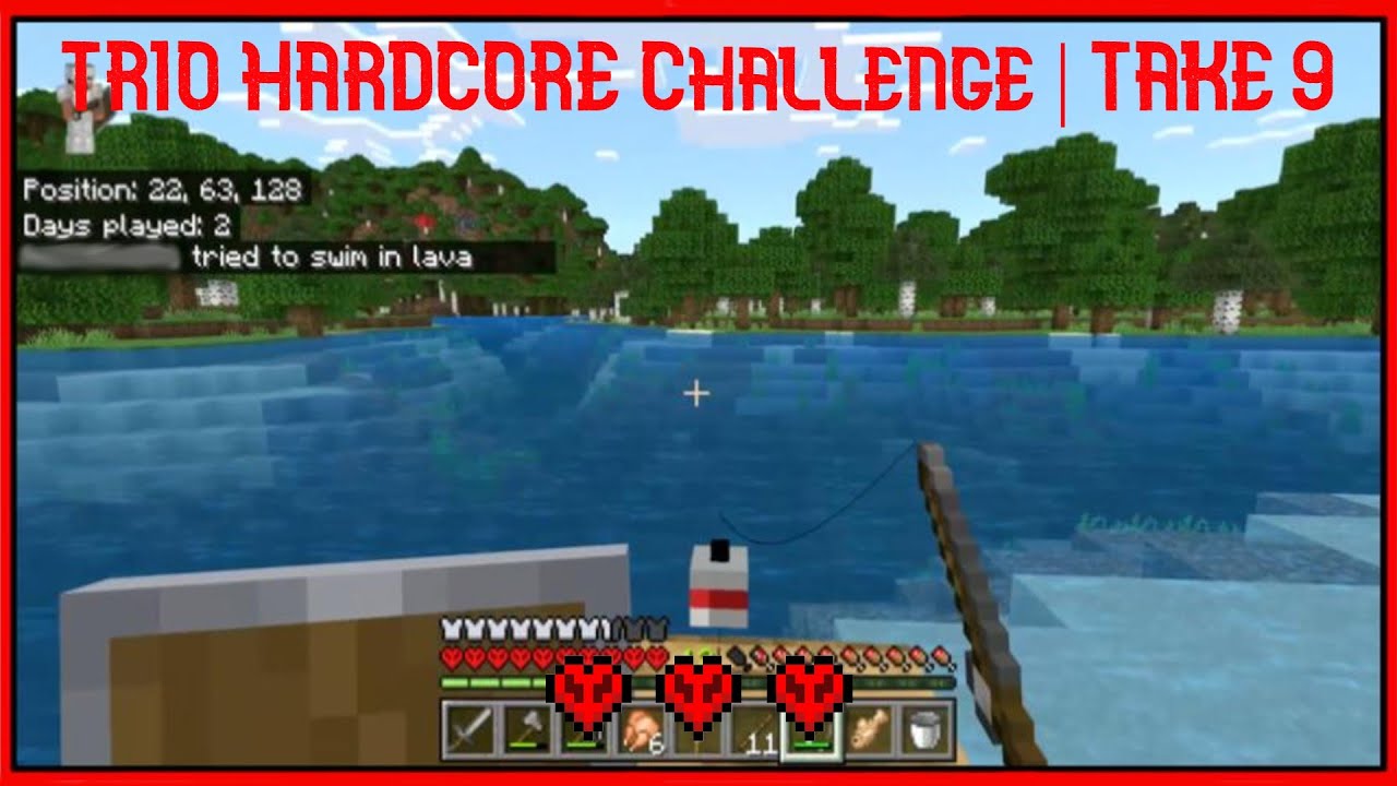 Our WORST HARDCORE DEATH ever!!! | Trio Hardcore Take 9 | Minecraft Bedrock 3-Man Hardcore ...