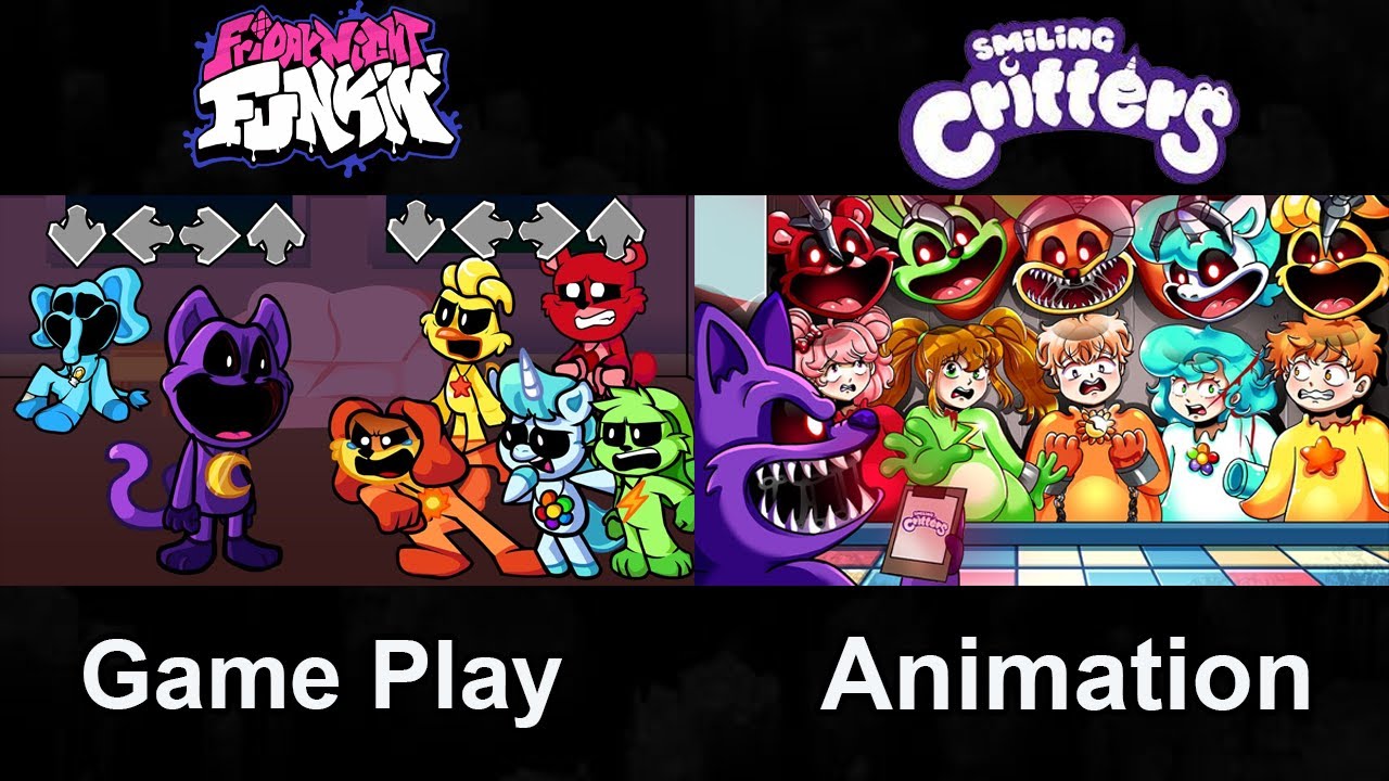 Friday Night Funkin vs Catnap, Smiling Critters | Game Play vs ...