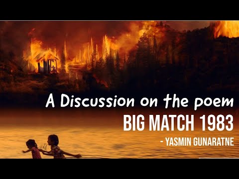 Discussion on the poem Big Match 1983 - YouTube