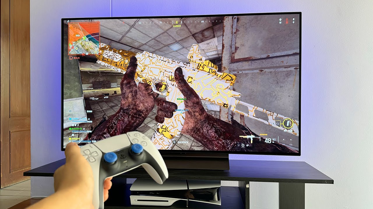 Warzone 3 PS5 Slim Gameplay 4K 144hz HDR | LG OLED C4 48" Best Oled ...