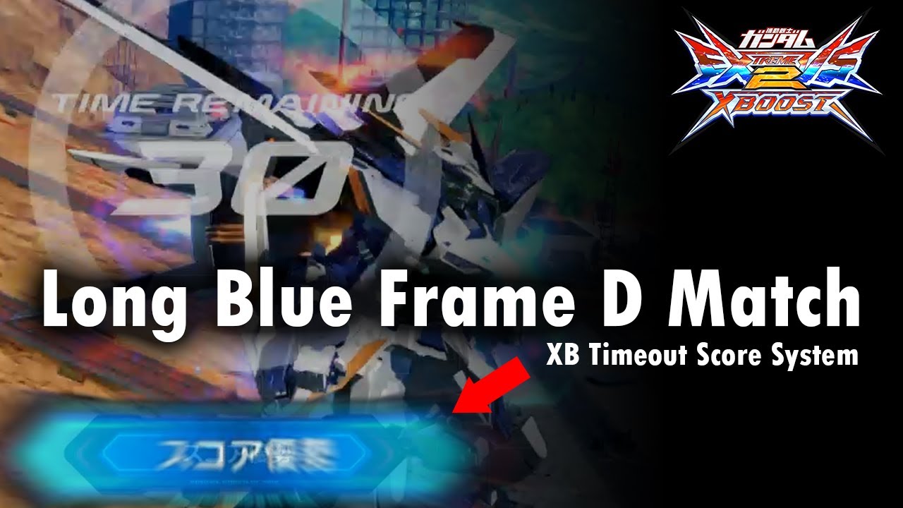 EXVS2.XB | A Really Long Blue Frame D Match - YouTube