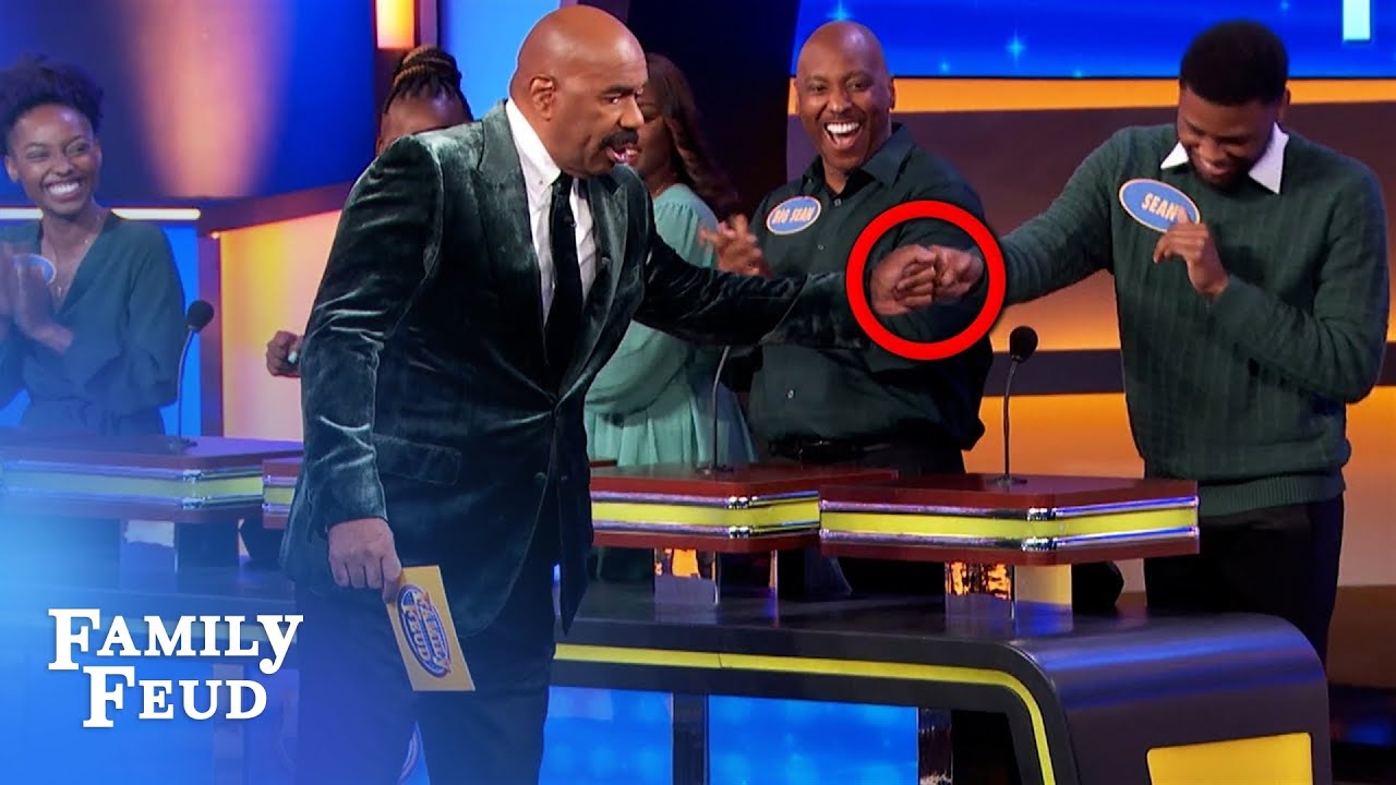 Steve Harvey fist-bumps Sean’s promiscuous answer! - YouTube