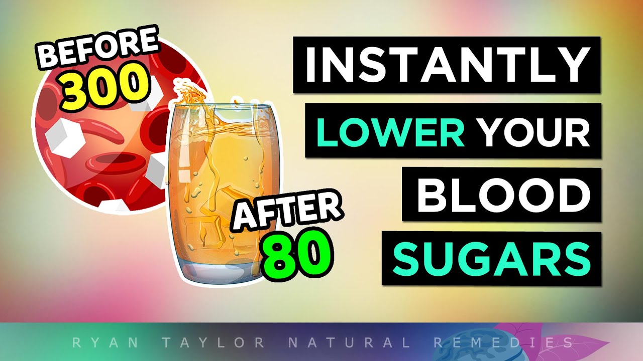 How To INSTANTLY Lower Blood Sugars - YouTube