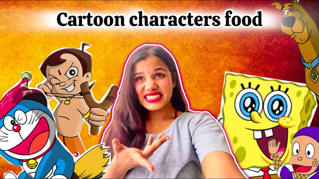 Eating Cartoon Favourite Food For 24 Hours | Shichan, Chhota Bheem ...