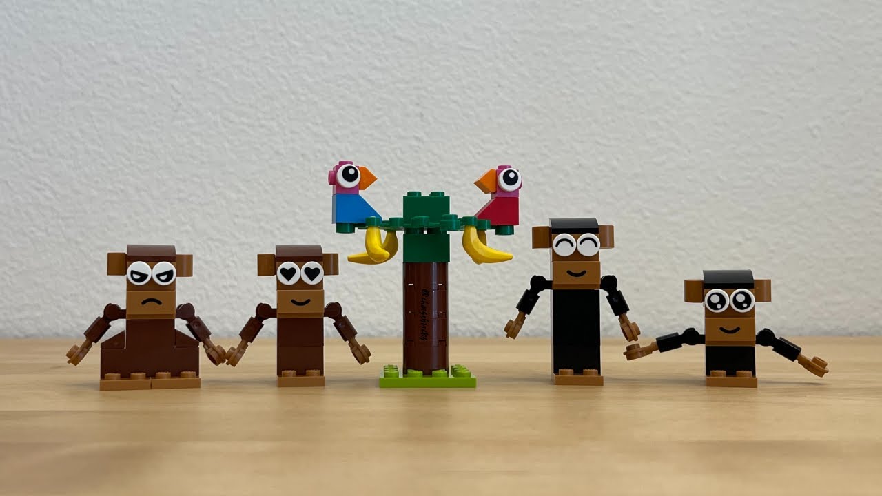 LEGO CLASSIC 11031 Creative Monkey Fun - YouTube