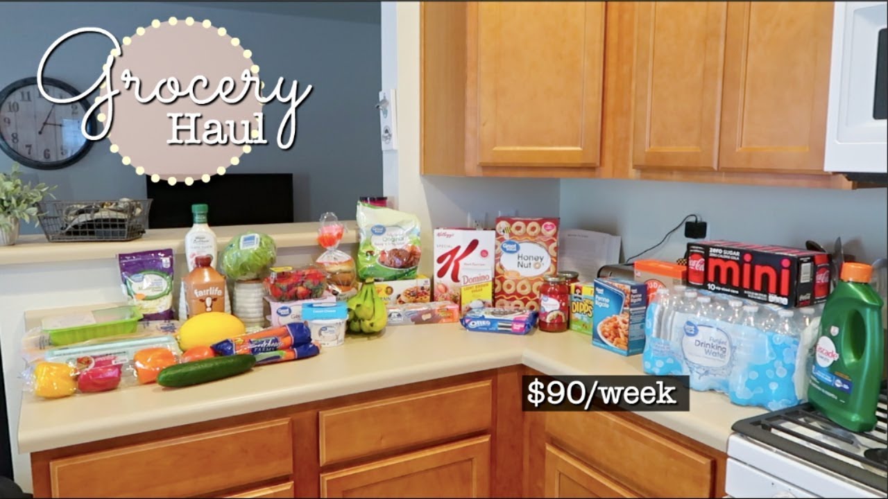 HEALTHY WEEKLY GROCERY HAUL + MEAL PLAN | Walmart Grocery Haul – VeganVideo