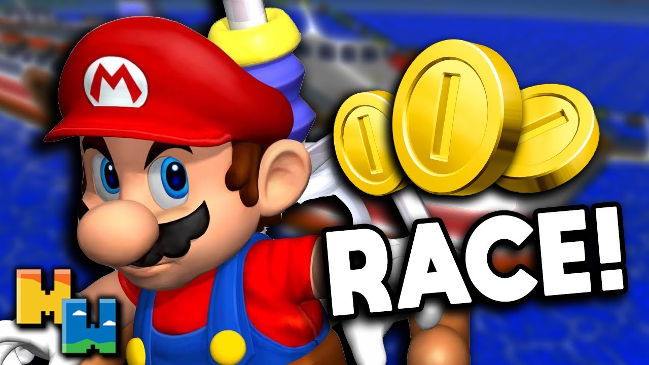 COIN RACE in Super Mario Eclipse! - YouTube