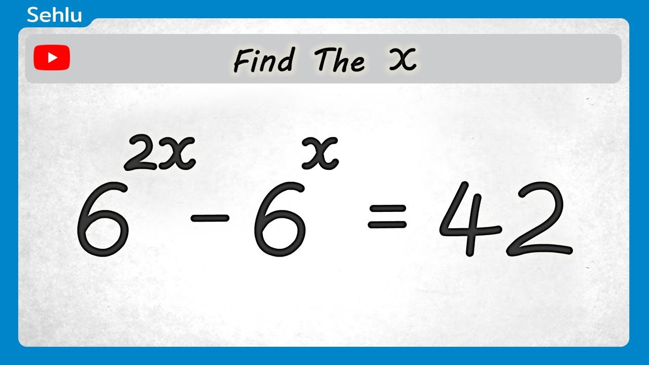 Beautiful Exponential Math Simplification 😊 Quadratic Equation ...