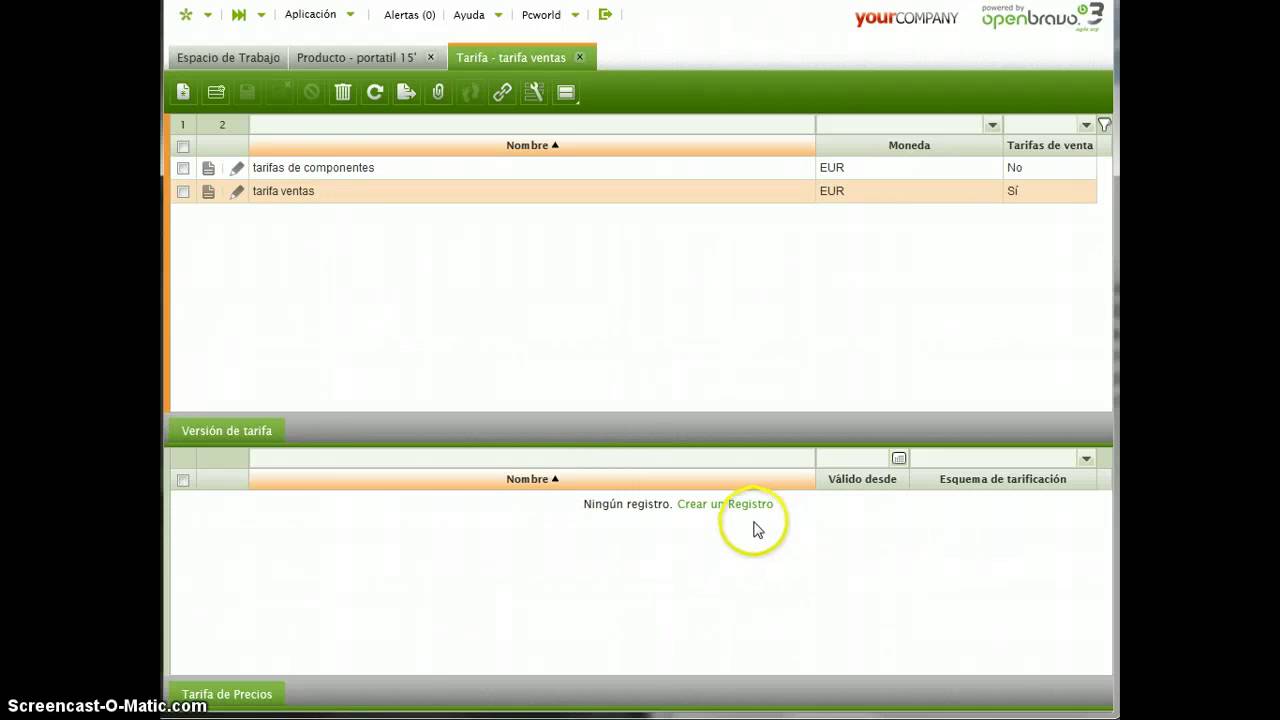 Openbravo-Productos - YouTube