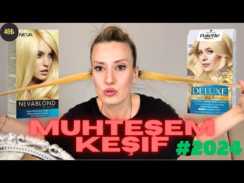 PALETTE Deluxe & NEVABLOND SAÇ AÇICI  Karşılaştırma [ Part-1] #palettedeluxe #nevablond