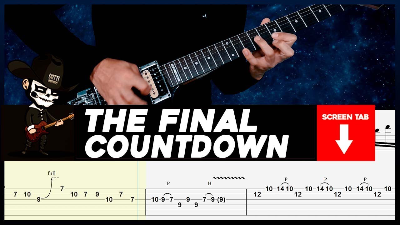 【EUROPE】[ The Final Countdown ] cover by Dotti Brothers | GUITAR LESSON ...