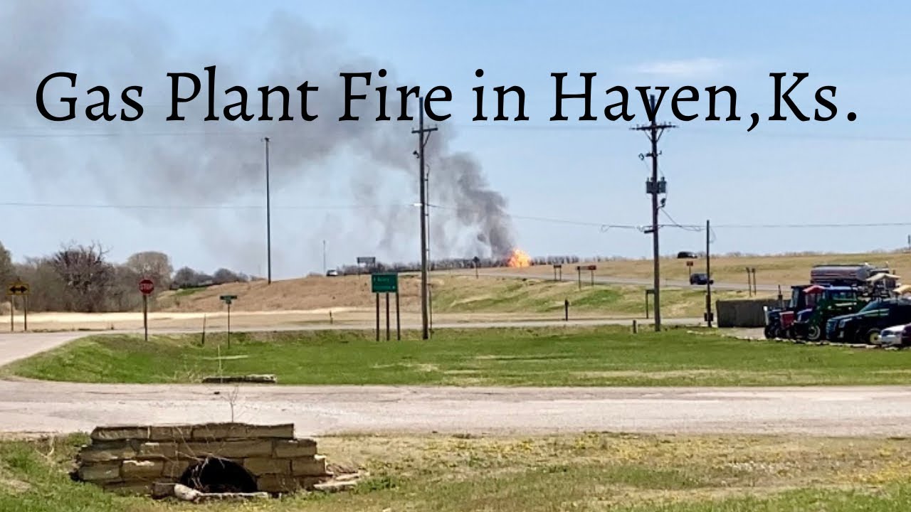 Natural Gas Plant Fire! - YouTube