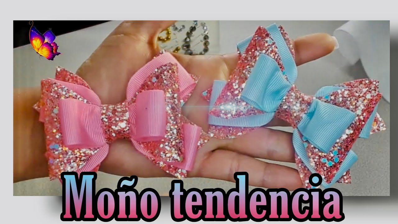 COMO HACER LAZOS 🎀 COLOR ROSA Y AZUL. AL RITMO DE MINECRAFT - YouTube