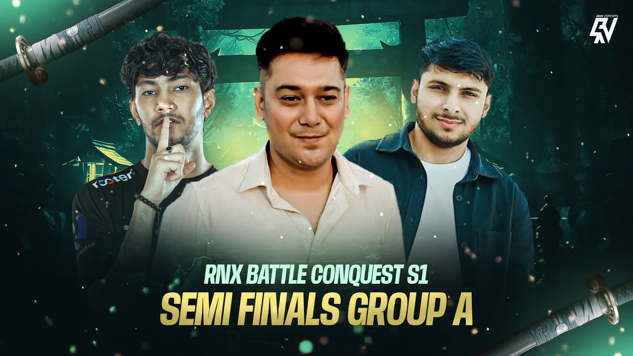 RNX BATTLE CONQUEST S1 | Semi Finals 1 #rockyrdxlive #freefire # ...
