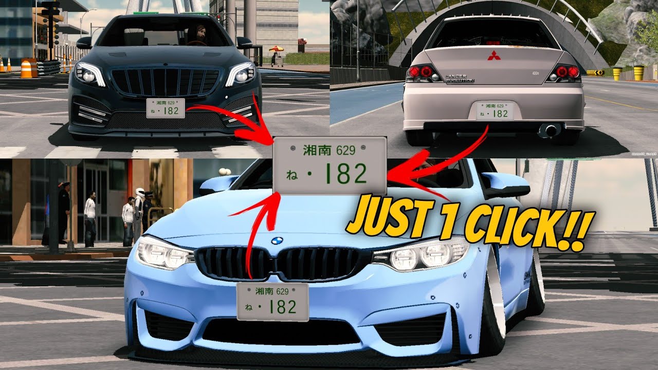 Copy Number Plate Design On Another Car Without Designing! | Car ...