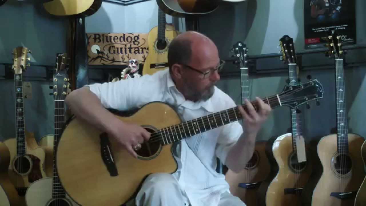 Kevin Ryan Guitars Nightingale Grand Soloist at Bluedog Guitars - YouTube
