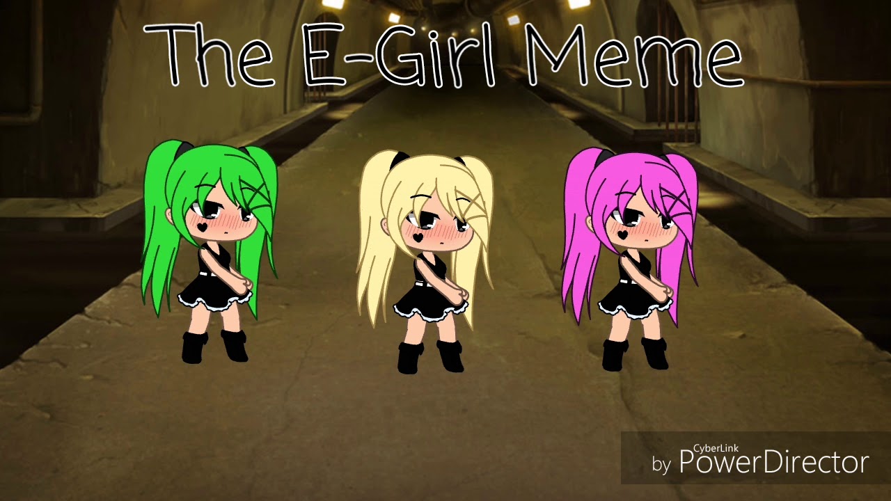 The E- Girl Factory Meme | Tiktok meme | Gacha Life | - YouTube