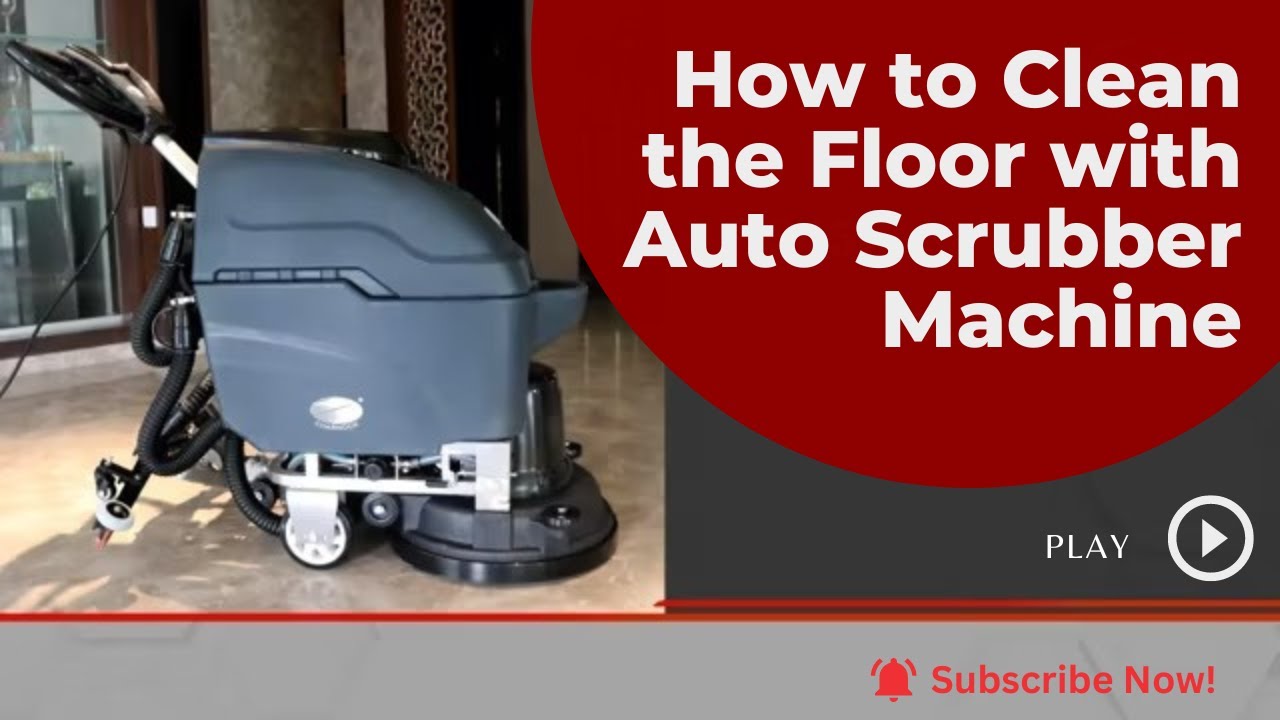 Floor Scrubber - How to Clean the Floor with Auto Scrubber Machine ...