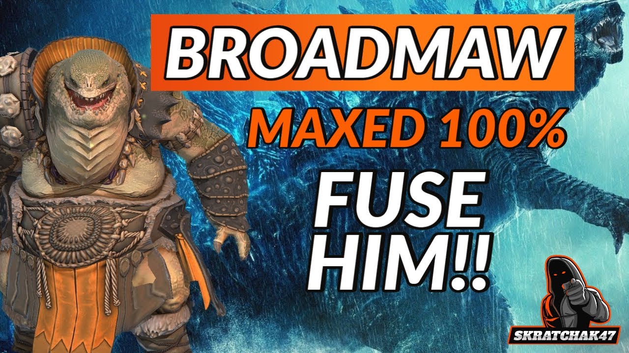 Broadmaw Guide & Spotlight | Fully Maxed | Raid Shadow Legends - YouTube