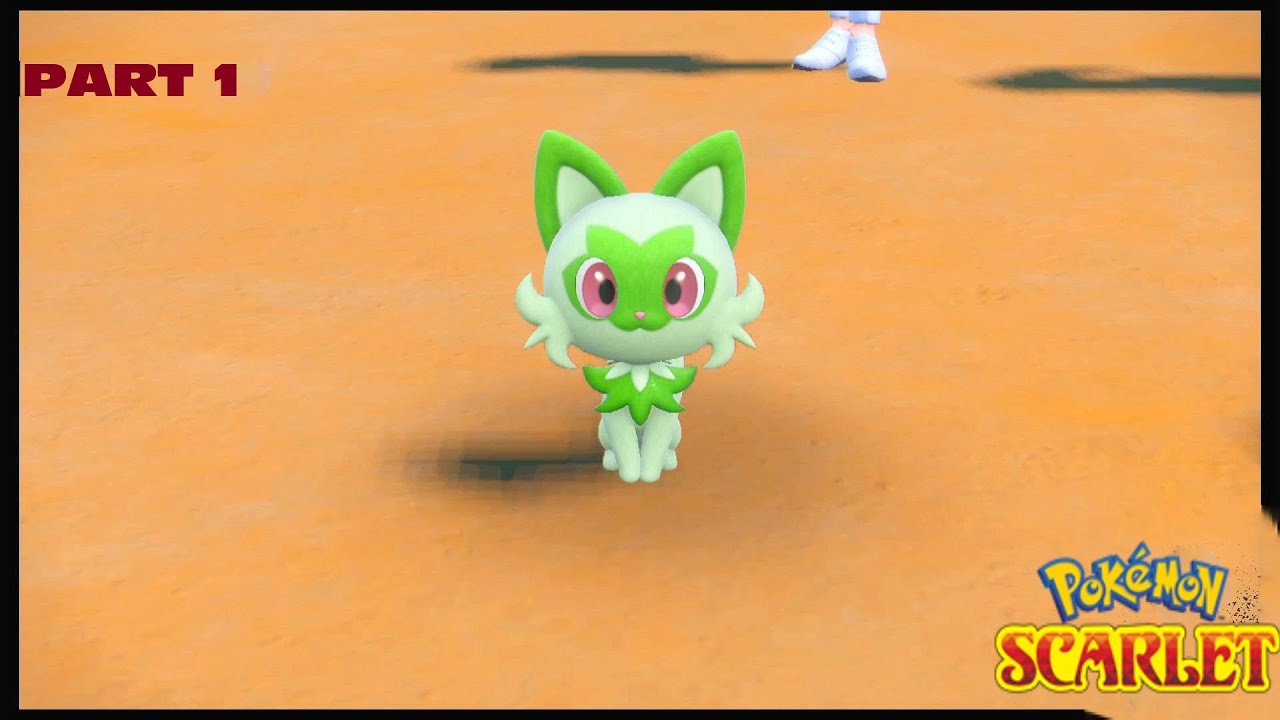 Innocence Plays: Pokemon Scarlet | SPRIGATITO | (PART 1) - YouTube