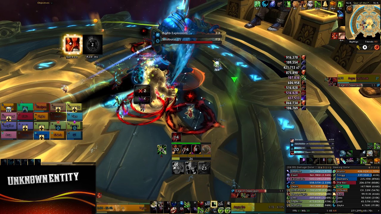 [Mythic] Argus the Unmaker - Antorus (Feral druid PoV) - YouTube