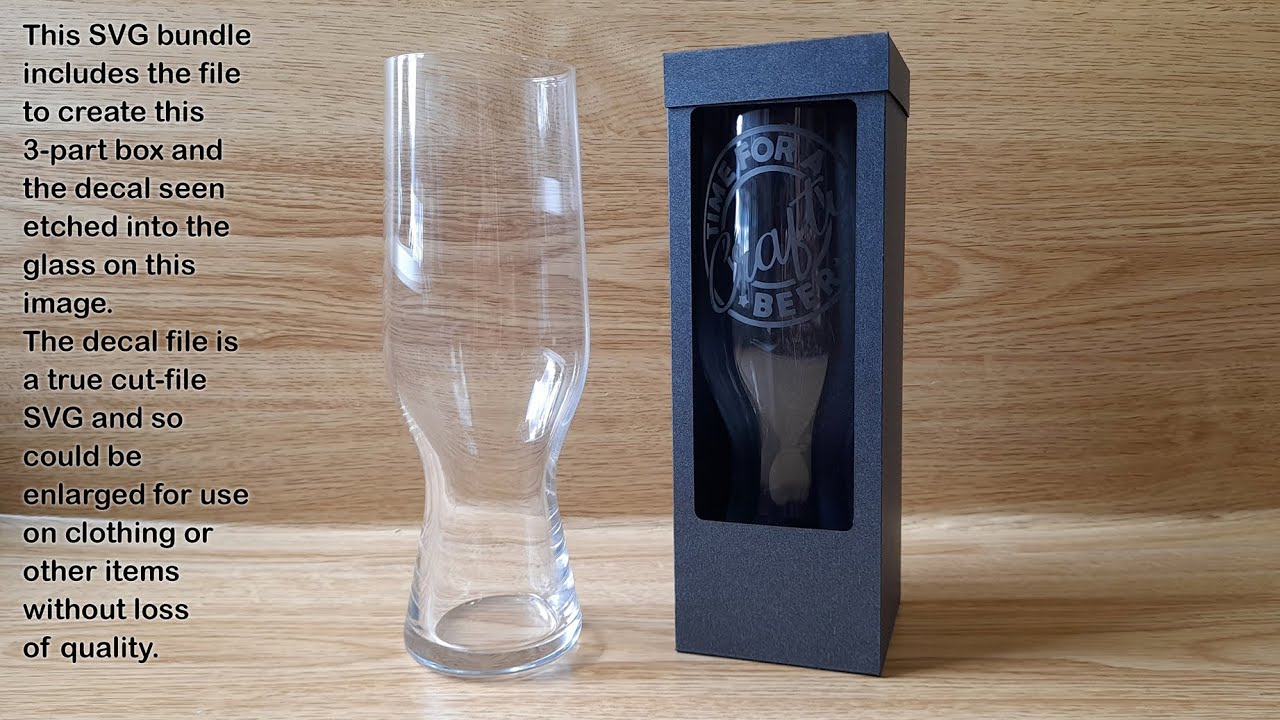 SVG file bundle to cut a presentation box for Morrisons Craft Beer ...