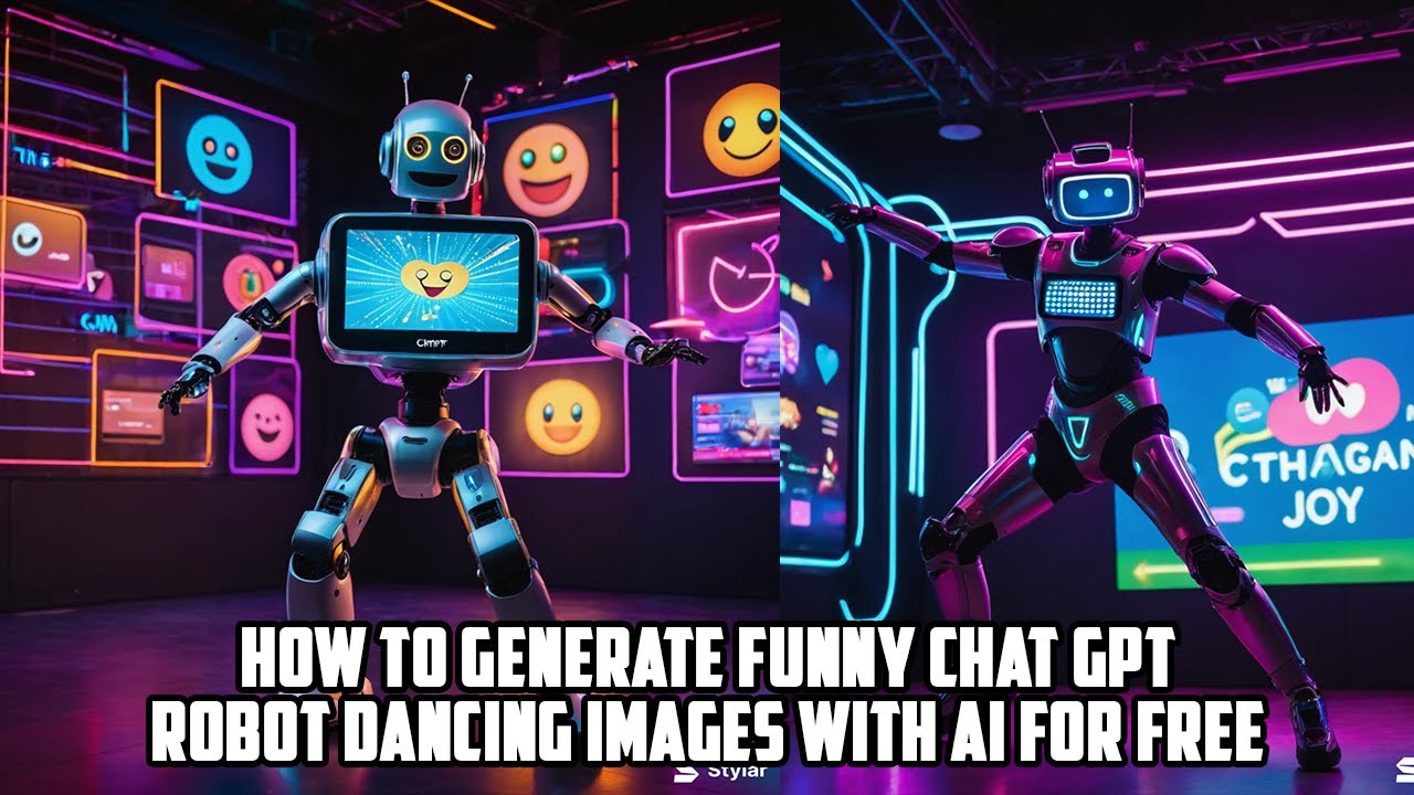How To Generate Funny Chat GPT Robot Dancing Images With AI for free - YouTube