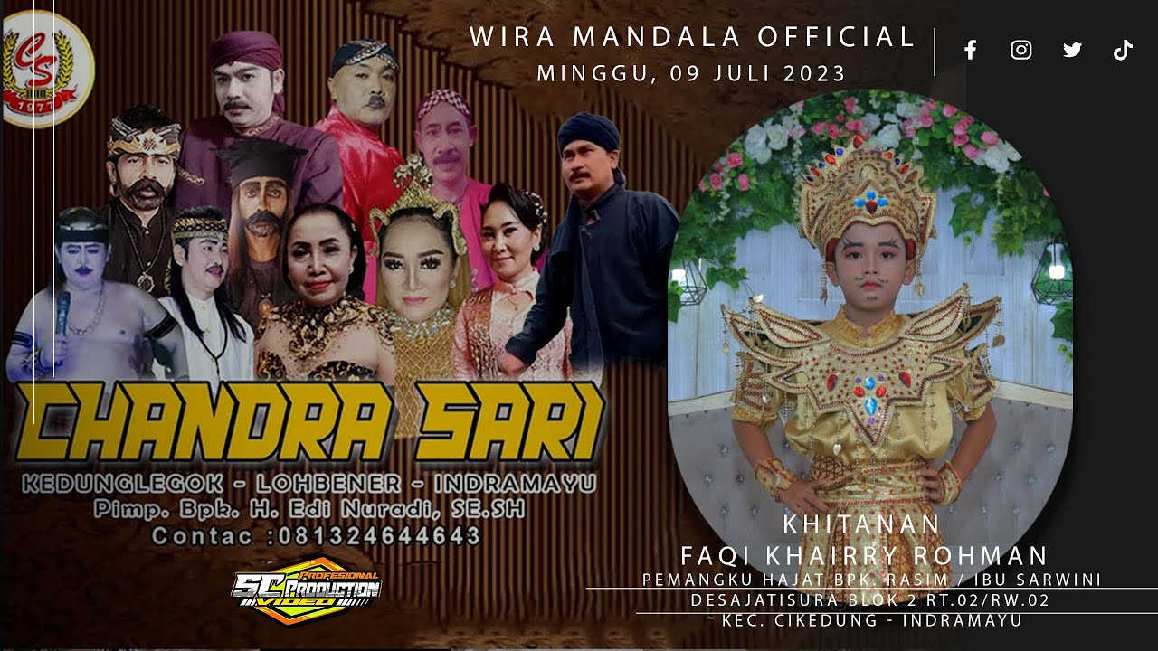 LIVE SANDIWARA CHANDRA SARI 09 JULI 2023 #SIANG - YouTube