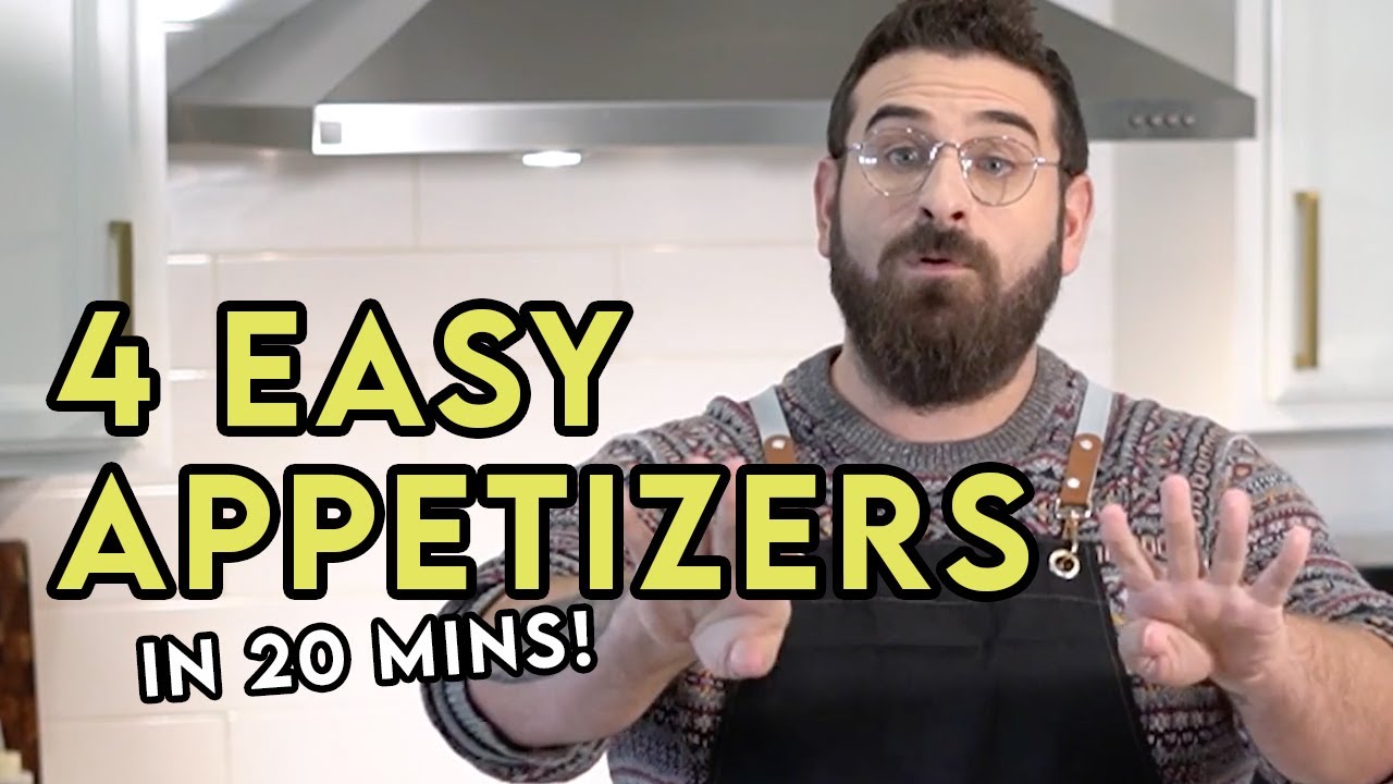 4 EASY (and stunning!) Holiday Appetizers in 20 minutes - Impressive ...