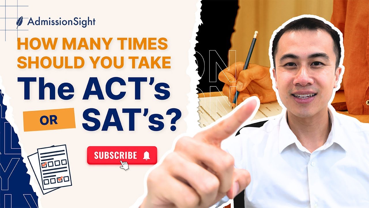 How Many Times Should You Take The SAT's or ACT's #standardizedtesting ...