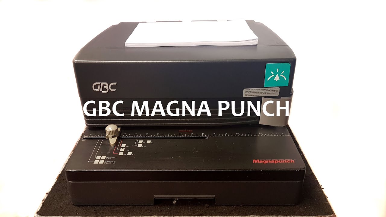 Pre-owned GBC Magna Punch - YouTube