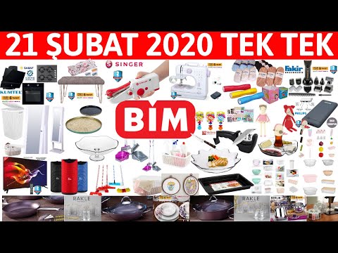 TEK TEK SUNUM | BİM 21 ŞUBAT 2020 | BİM İNDİRİMLERİ | BİM KAMPANYA  | OKUNAKLI | {Bim Aktüel}