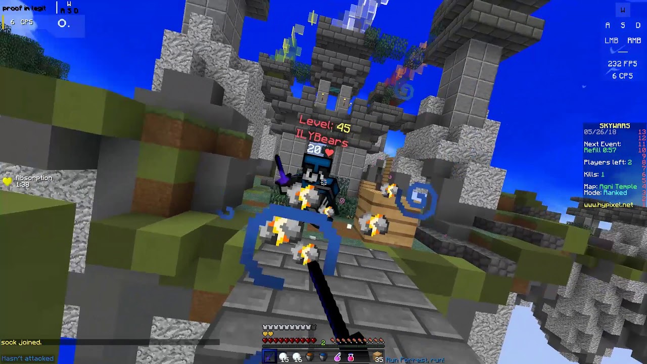 Block Glitch Clutch - Ranked Skywars - YouTube