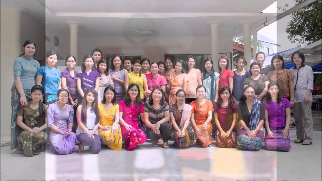 2014 Yangon Nursing University Warso Robe Donation - YouTube