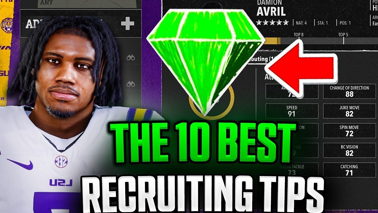 The 10 BEST Recruiting Tips in CFB 26 – DOMINATE Dynasty Mode - YouTube