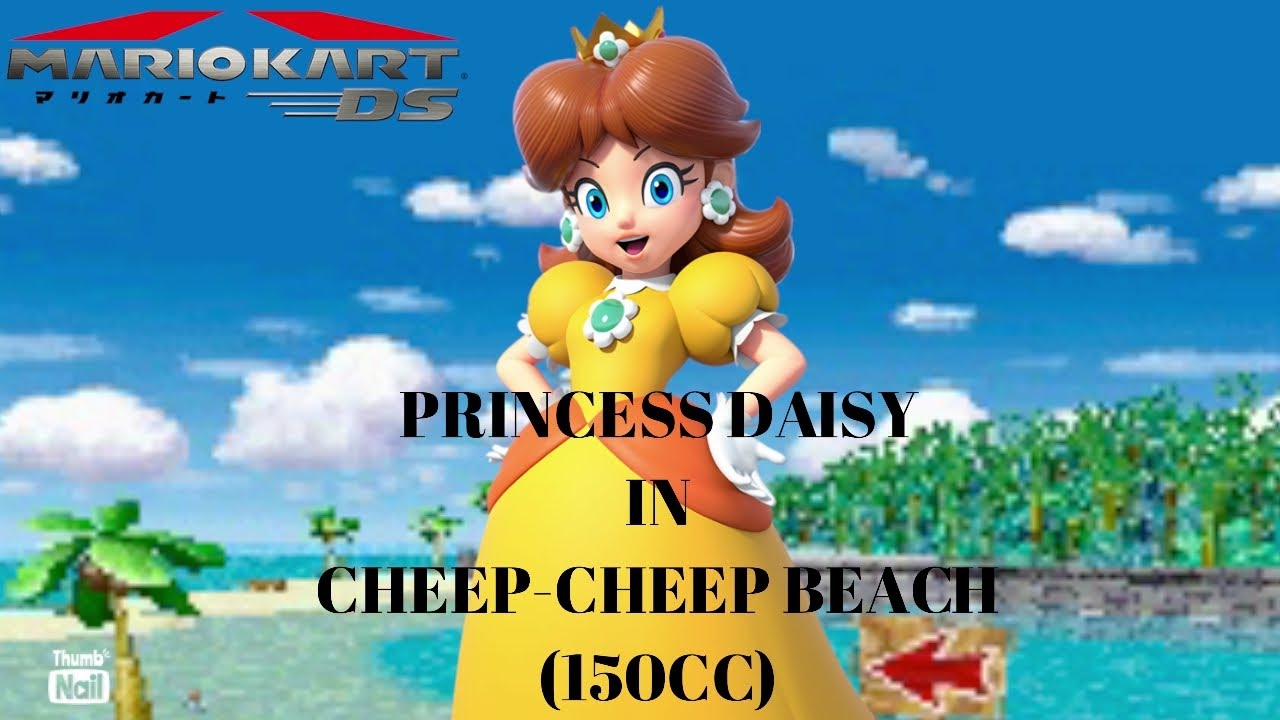 Mario Kart DS - Daisy in Cheep Cheep Beach (150CC) - YouTube