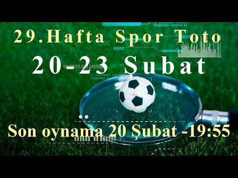 Spor Toto 29. Hafta Tahminleri #sportotoiddaatahminleri #sportotoyorumları