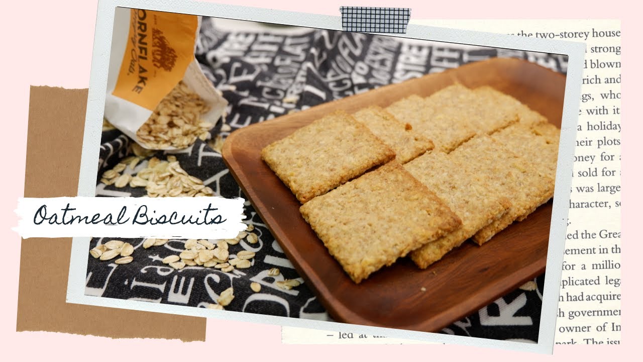 Oatmeal Biscuits | Simple and Fast yet Delicious! - YouTube